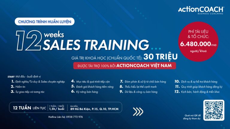 12 Week Sales Training - ActionCOACH